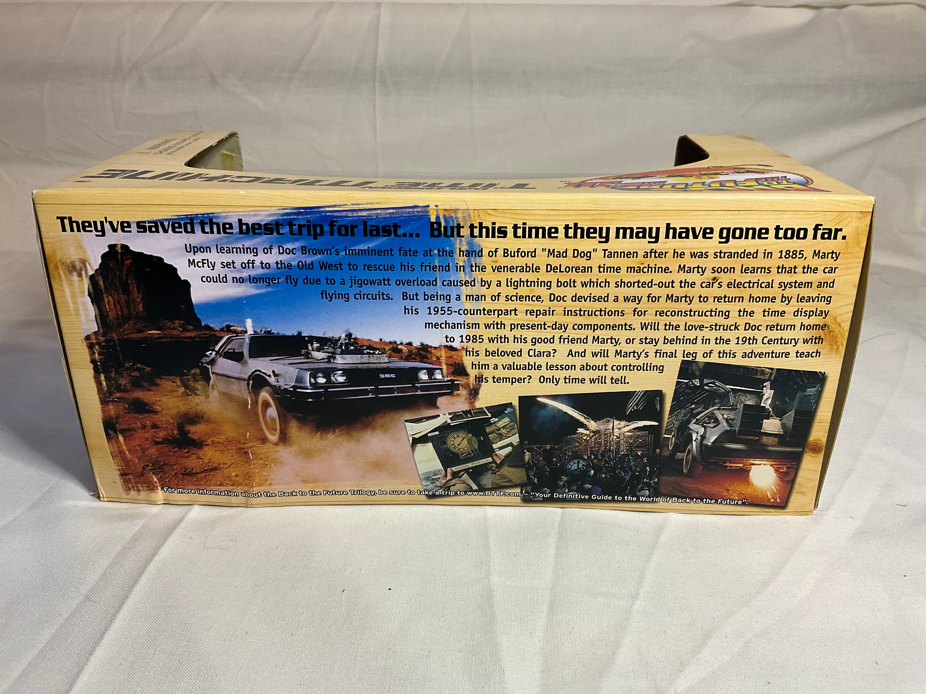 Back to the Future, the Delorean Time Machine. New in Original Box. - Etsy