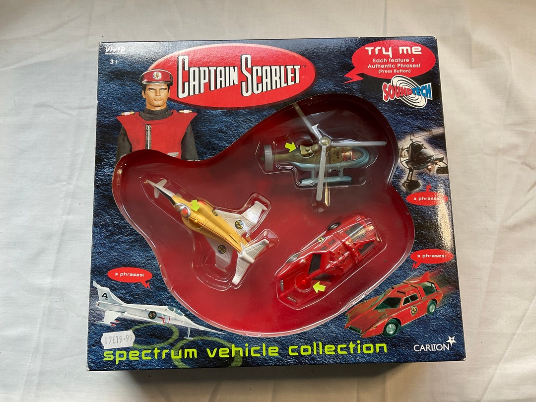 Captain Scarlet. Spectrum Vehicle Collection. New in Original Box. - Etsy
