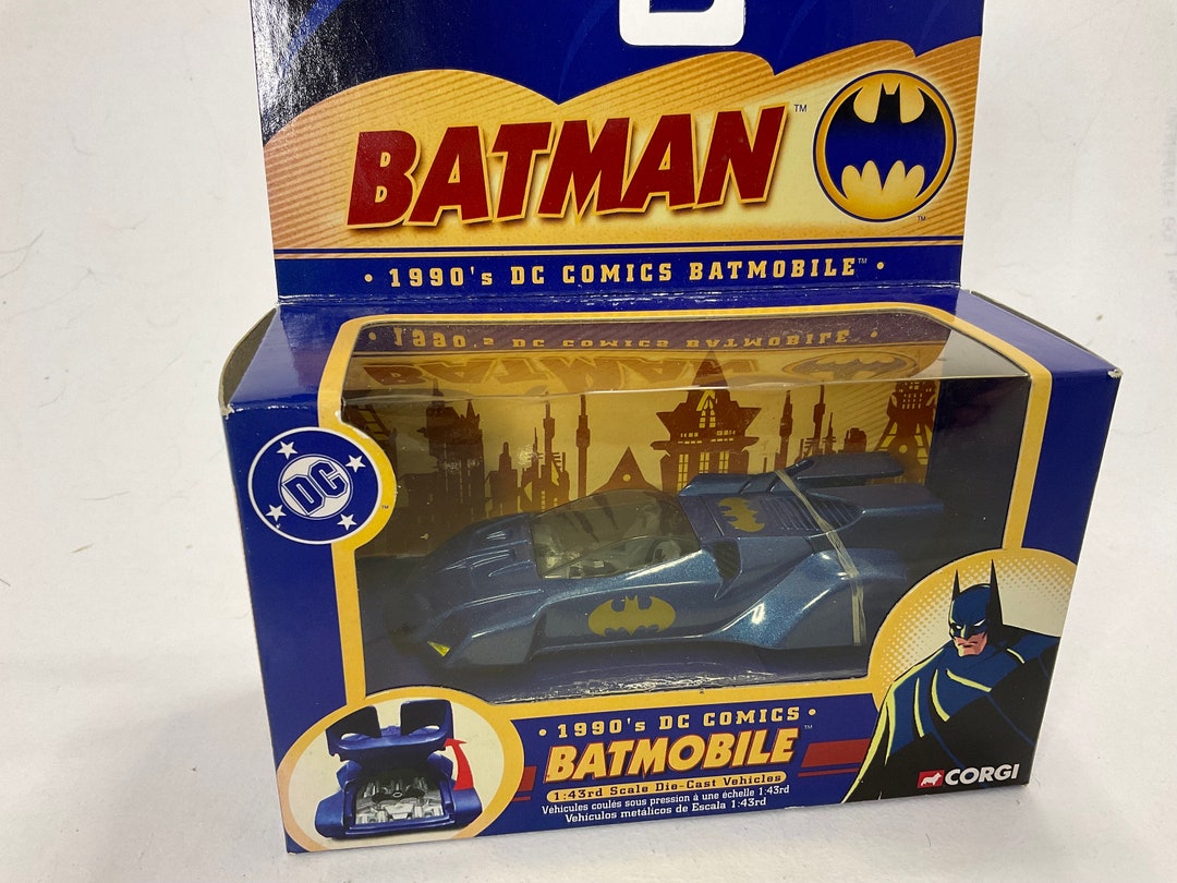 Batman, 2000 DC Comics 1990 Blue Batmobile - Etsy
