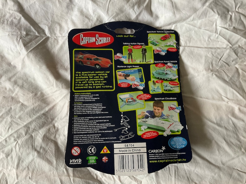 Captain Scarlet, Spectrum Saloon Car, in Unopened Packaging. - Etsy