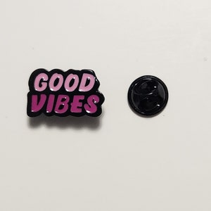 Enamel Lapel Pins: Girl Power, Teacher, Good Vibes - Etsy