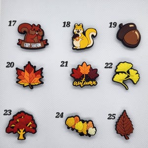 Fall Croc Charms Jibbitz for Crocs Cute Shoe Charms Autumn Harvest ...