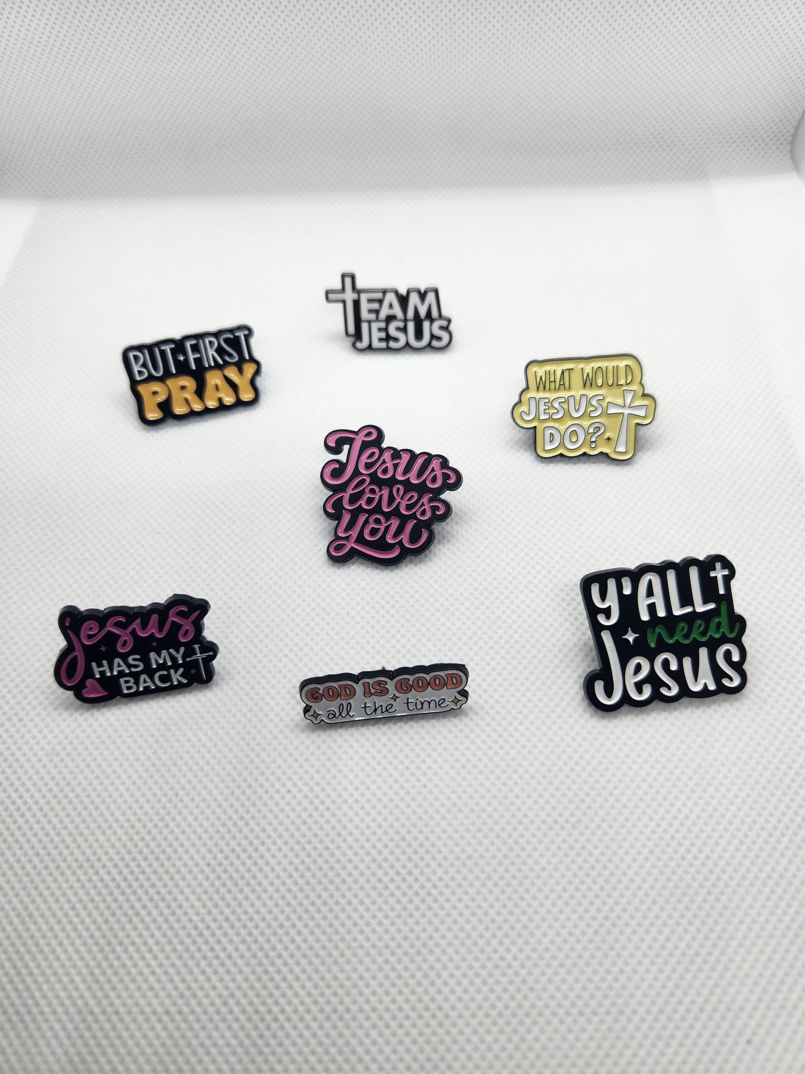 Jesus Enamel Pins: Christian Religious Gifts - Etsy