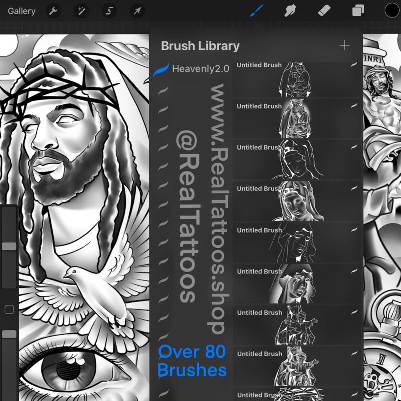 Catholic Tattoo Stencils - Etsy