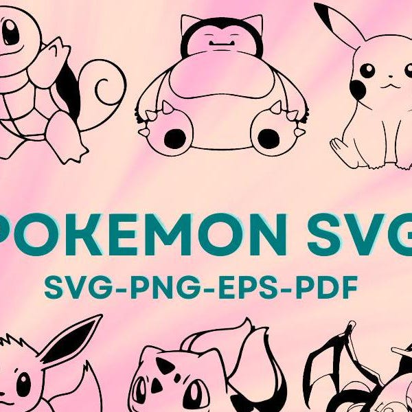 Pokemonsvg - Etsy