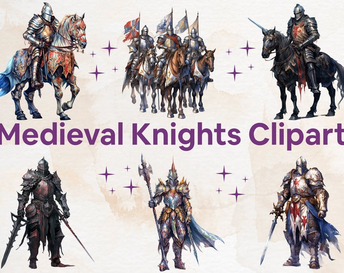Teutonic Knights Clipart – 20 Majestic Medieval Warriors , Transparent ...