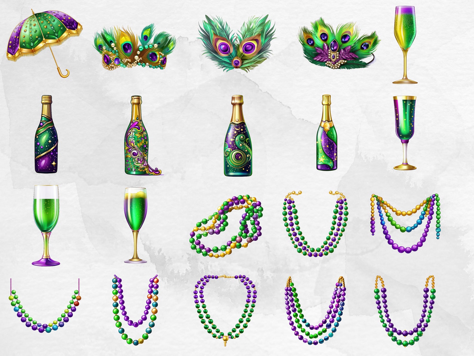 75 PNG Watercolor Mardi Gras PNG Party Clipart, Mardi Gras Party Clip ...