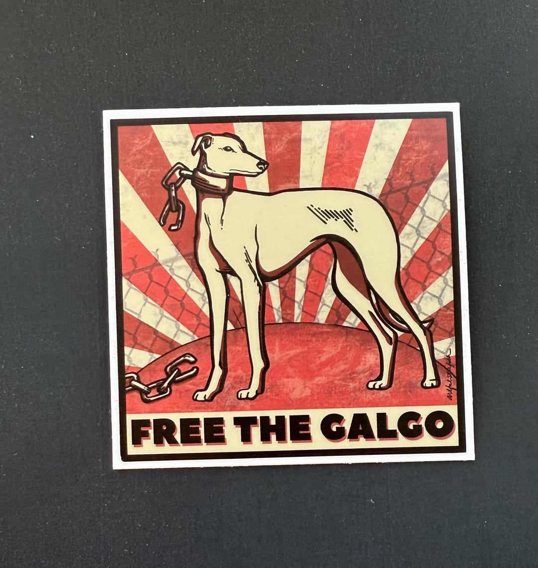 Free the Galgo Sticker - Etsy