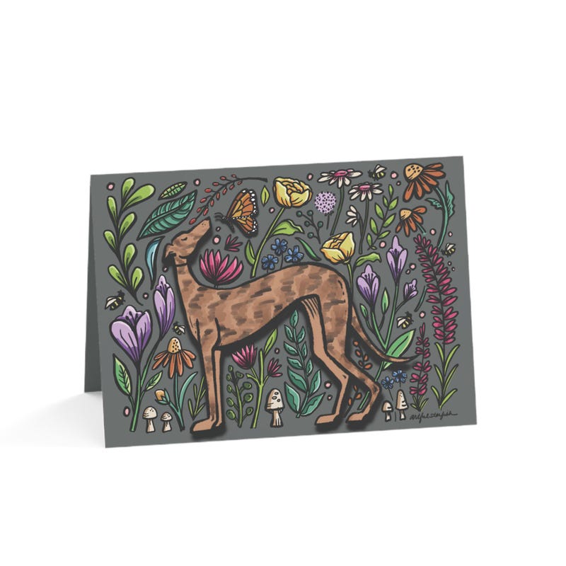 Note Cards Whippet - Etsy