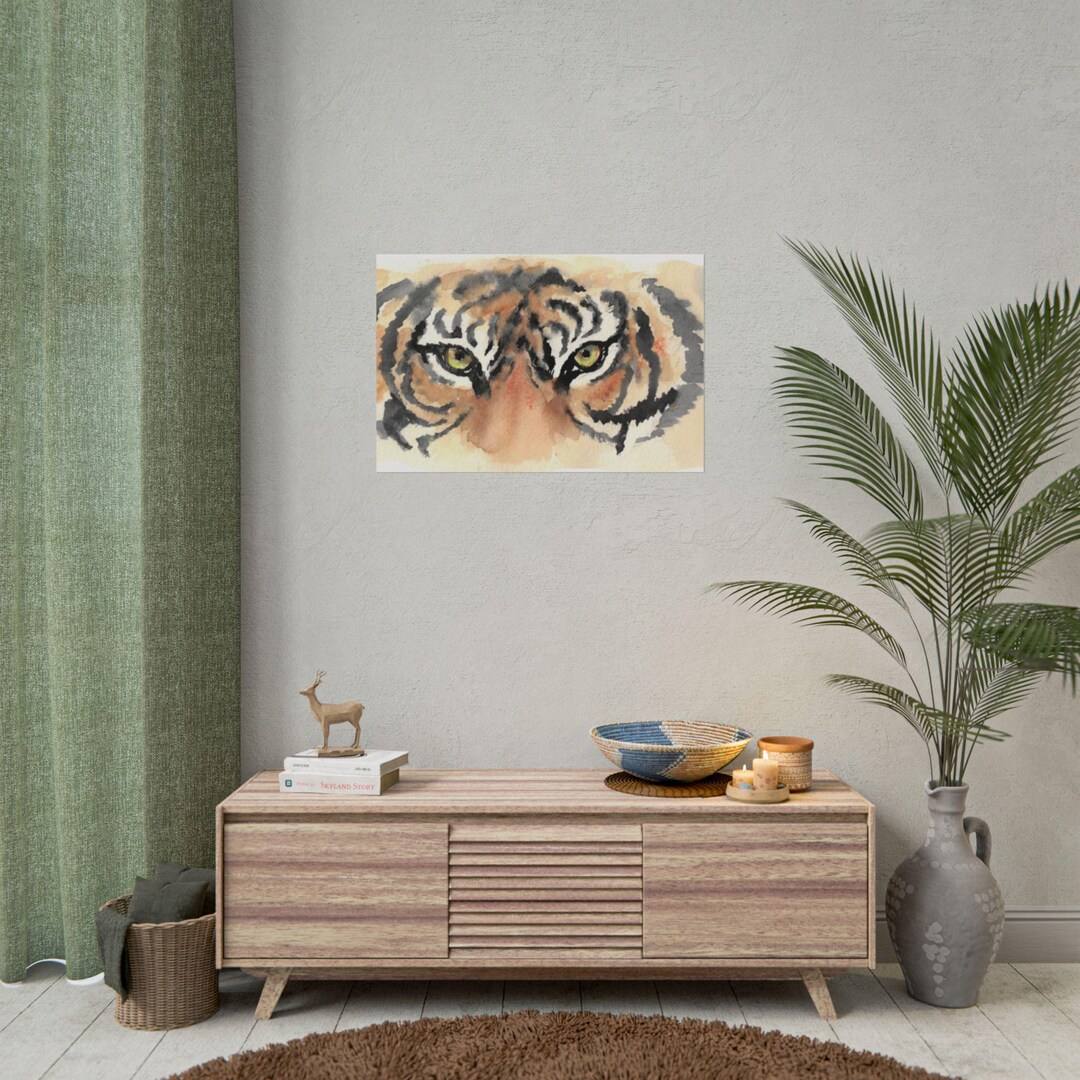 Majestic Tiger Rolled Poster, Im Original Gemalt Von Marita Nick ...