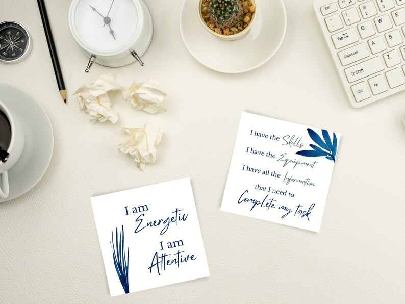 Positive Affirmation Cards to Stop Procrastination 28 - Etsy