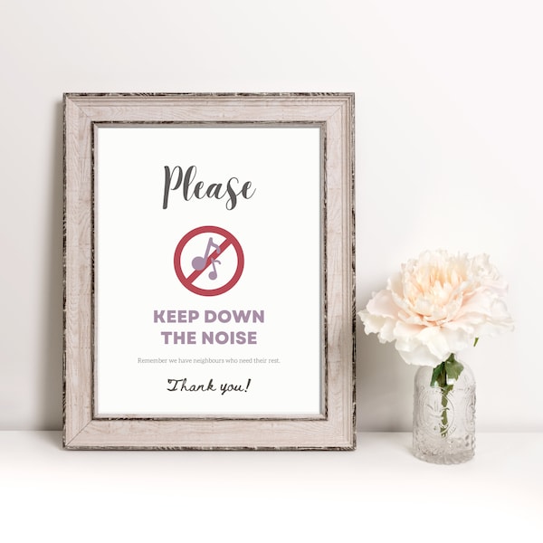 Quiet Sign - Etsy