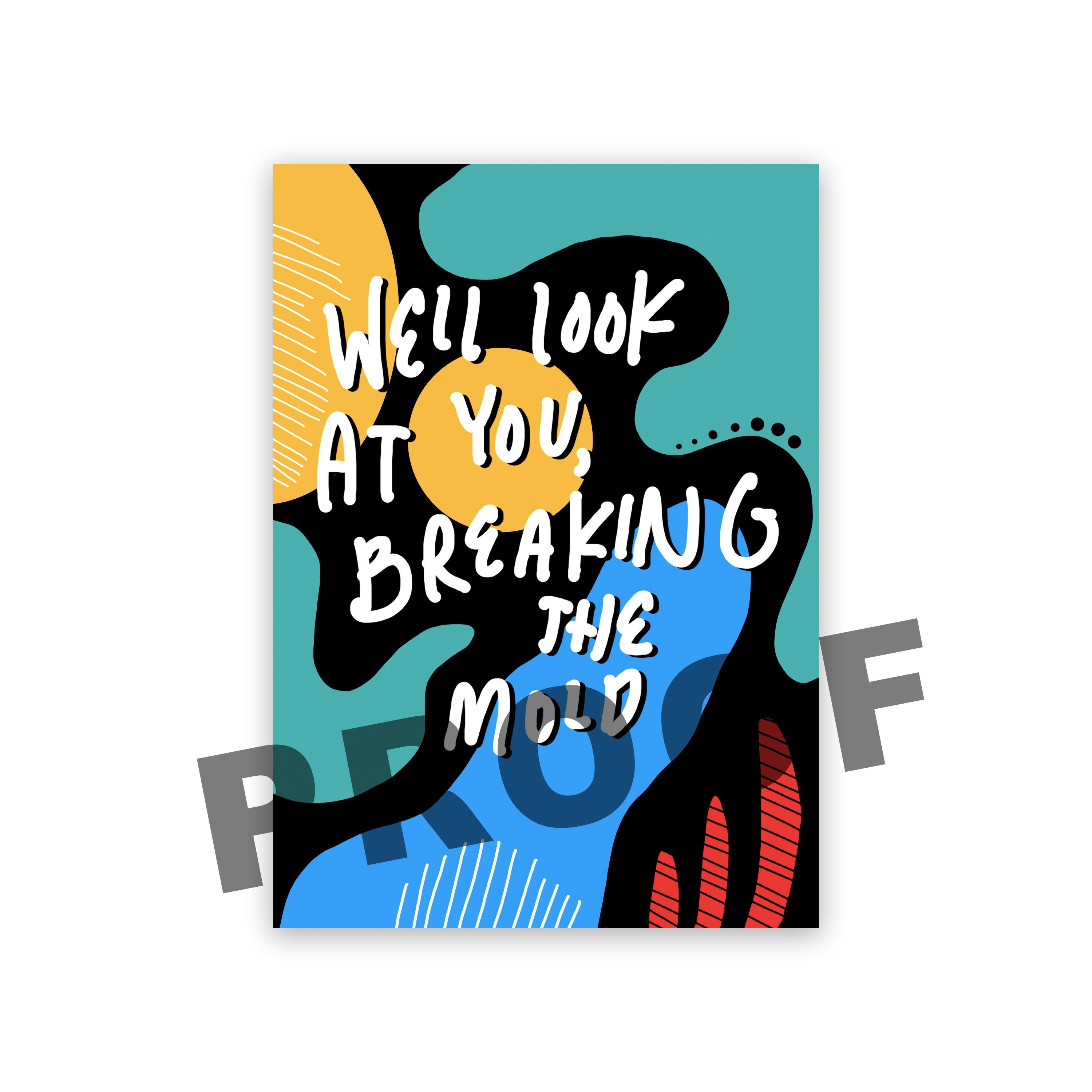 PRINTABLE Card, Breaking the Mold Card, Look at You Card, Congrats ...