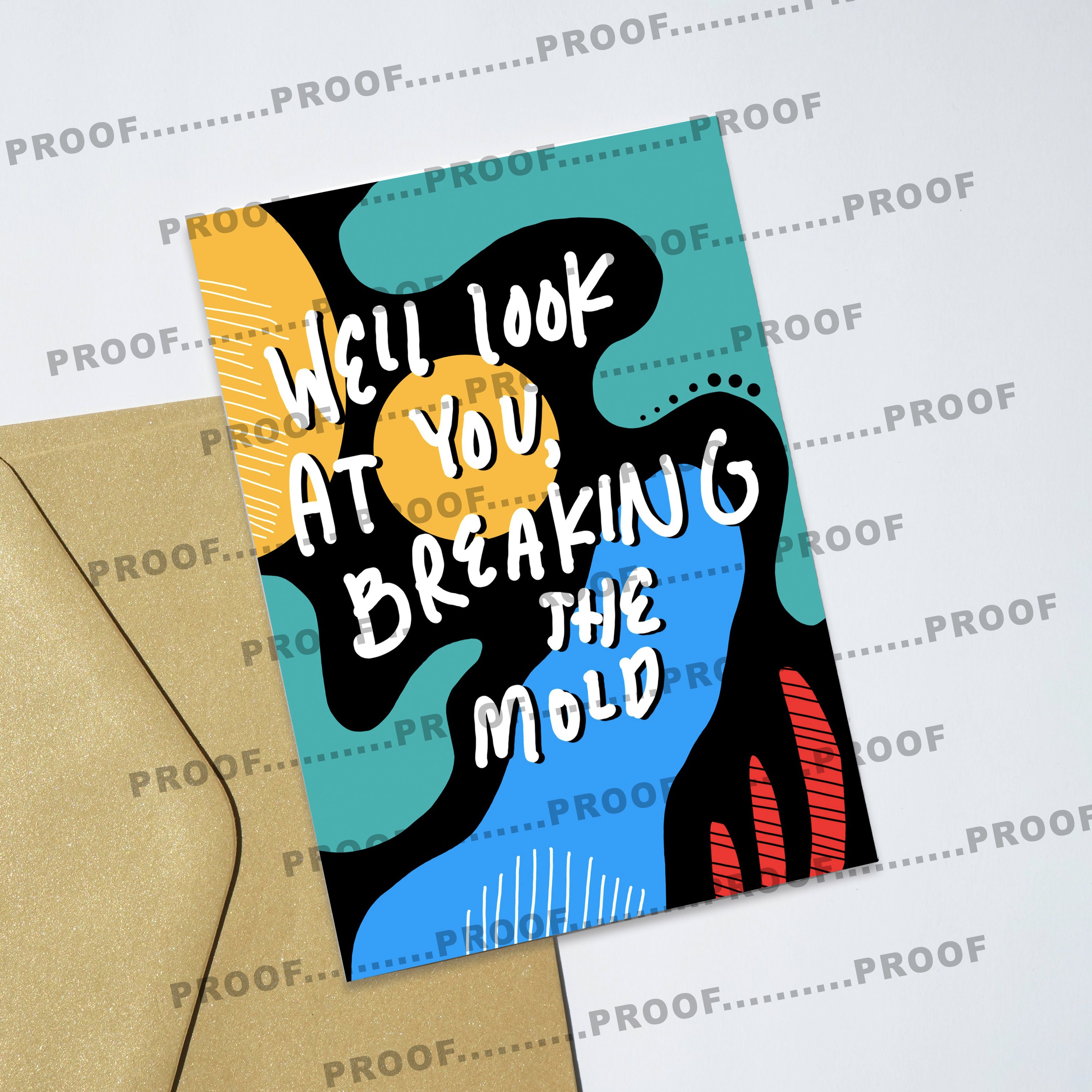 PRINTABLE Card, Breaking the Mold Card, Look at You Card, Congrats ...