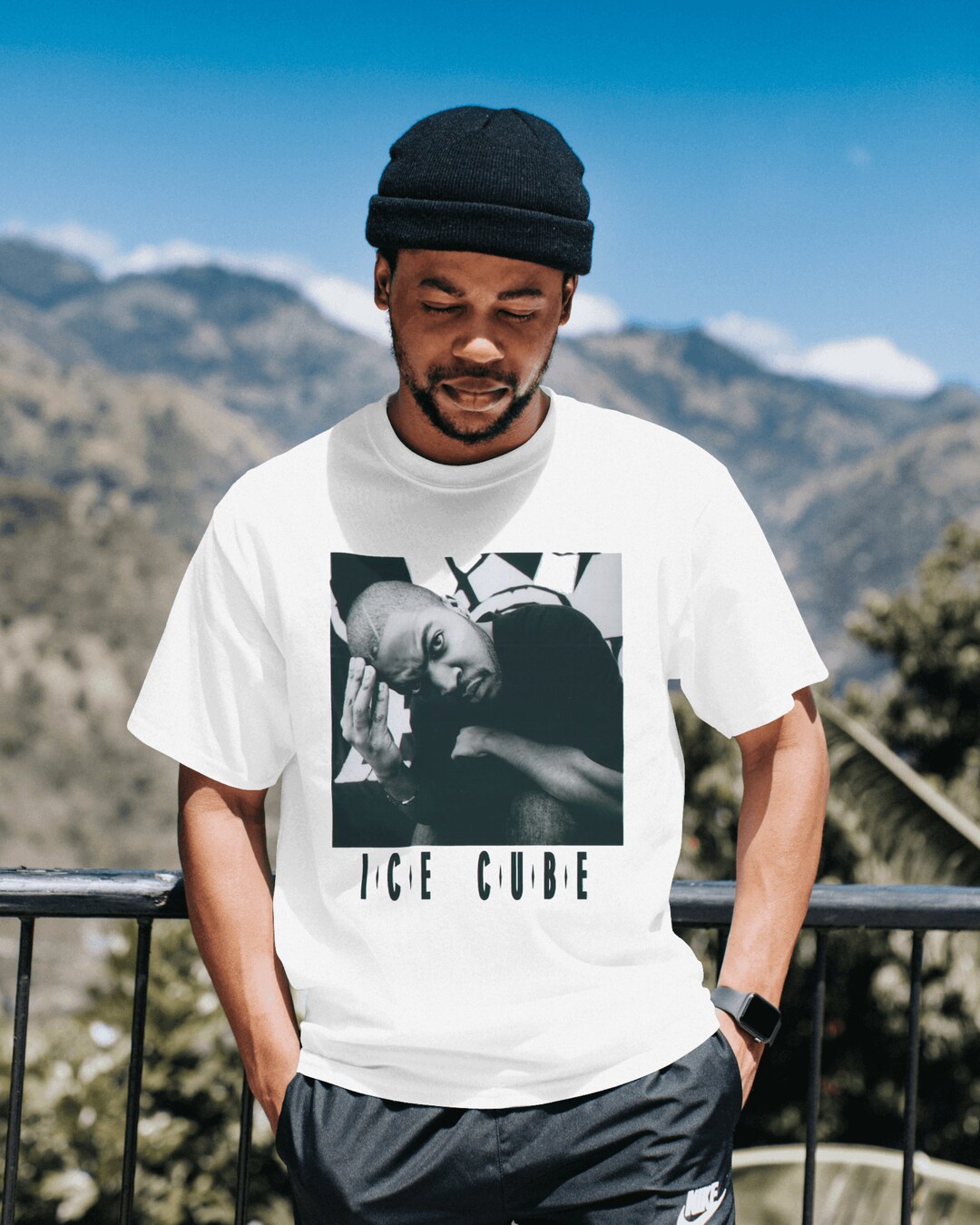 90's Hip Hop T-shirt Ice Cube Rapper Tee Vintage Style Unisex Adult ...