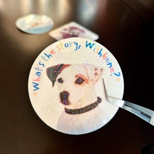 Wishbone Holographic-sparkle Vinyl Stickers - Etsy