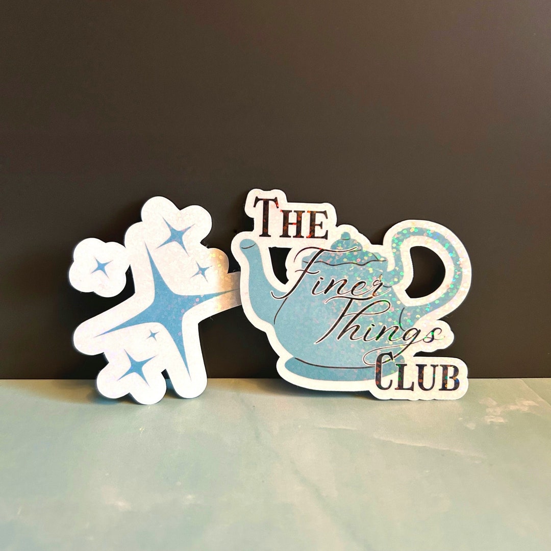 The Finer Things Club Holographic Vinyl Decals / Inspired by the Office ...
