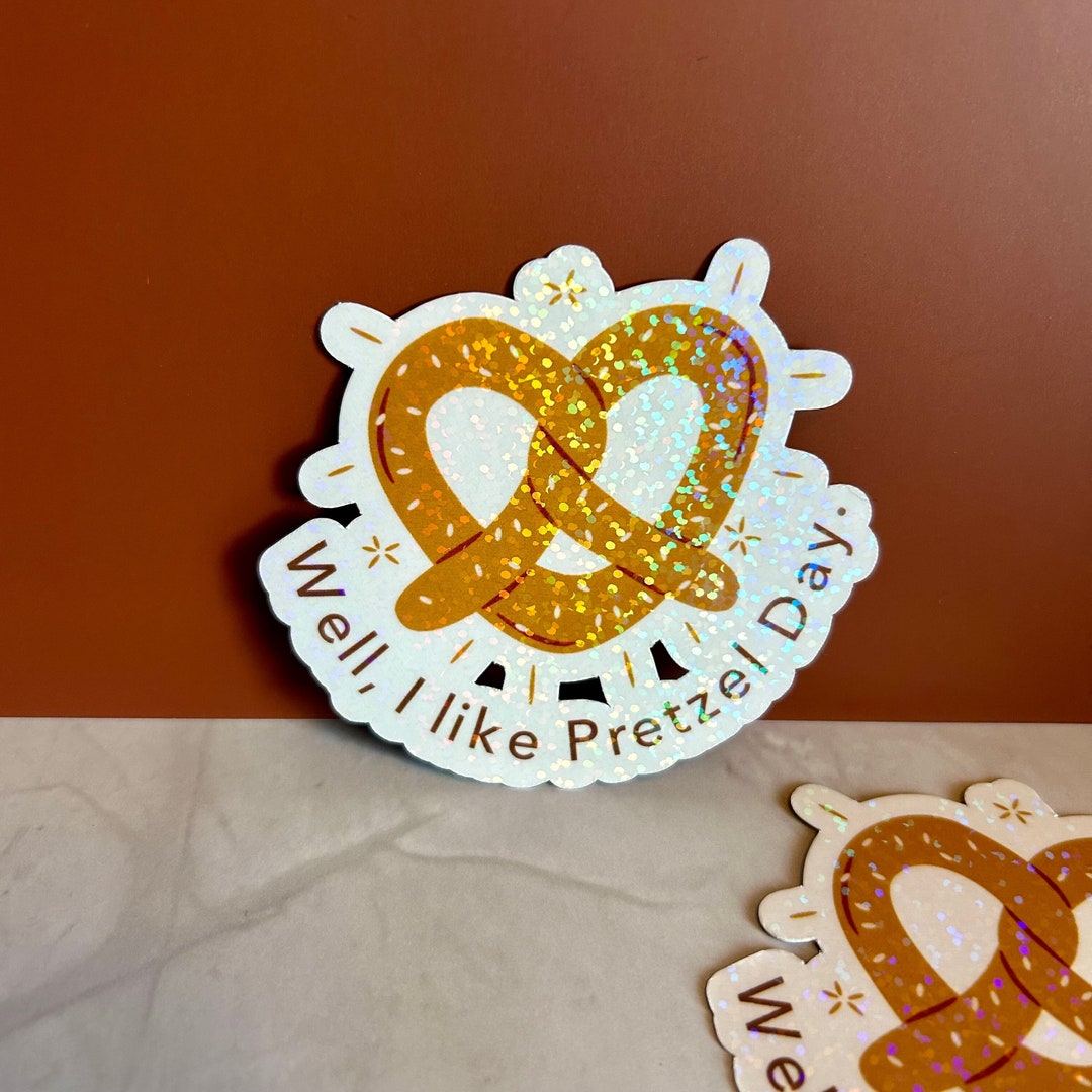 Pretzel Day Holographic Vinyl Decals / Inspired by the Office - Etsy