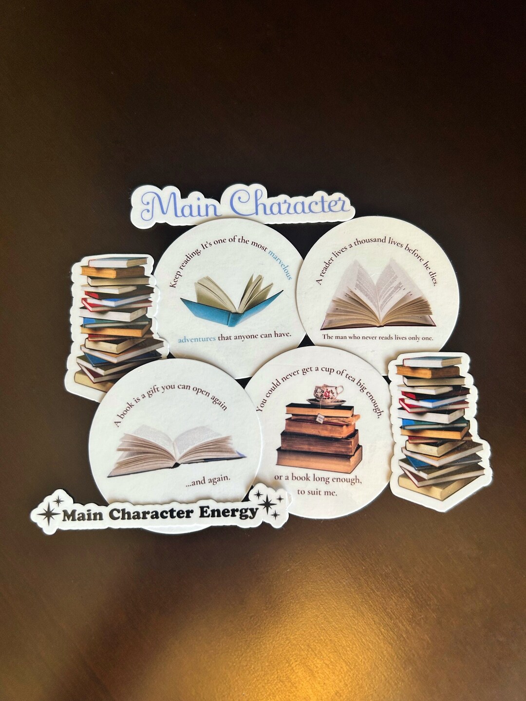 Reading Vinyl Decals / Book Quotes / Literary / Light Academia - Etsy