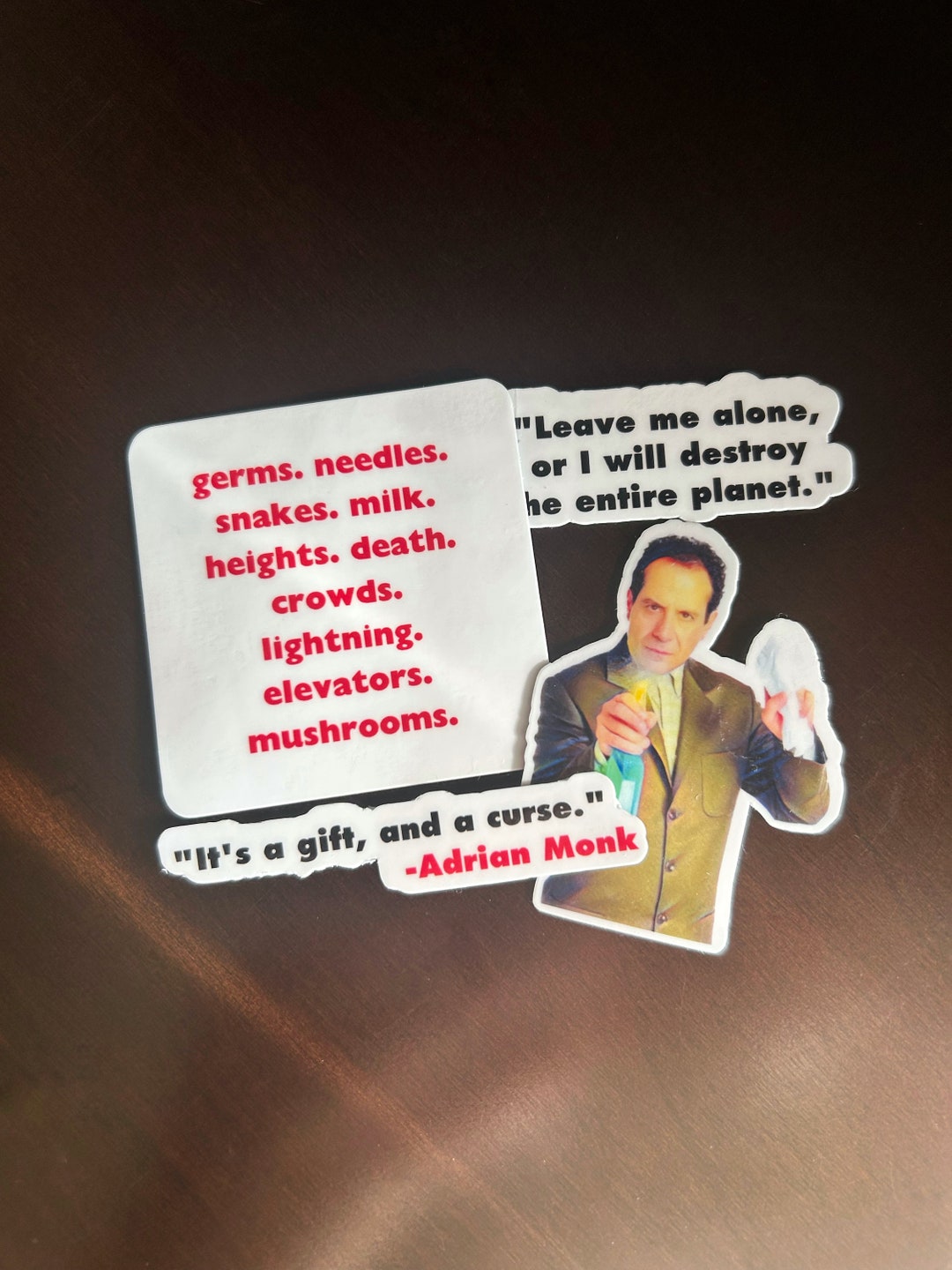 Monk Themed Vinyl Stickers - Etsy