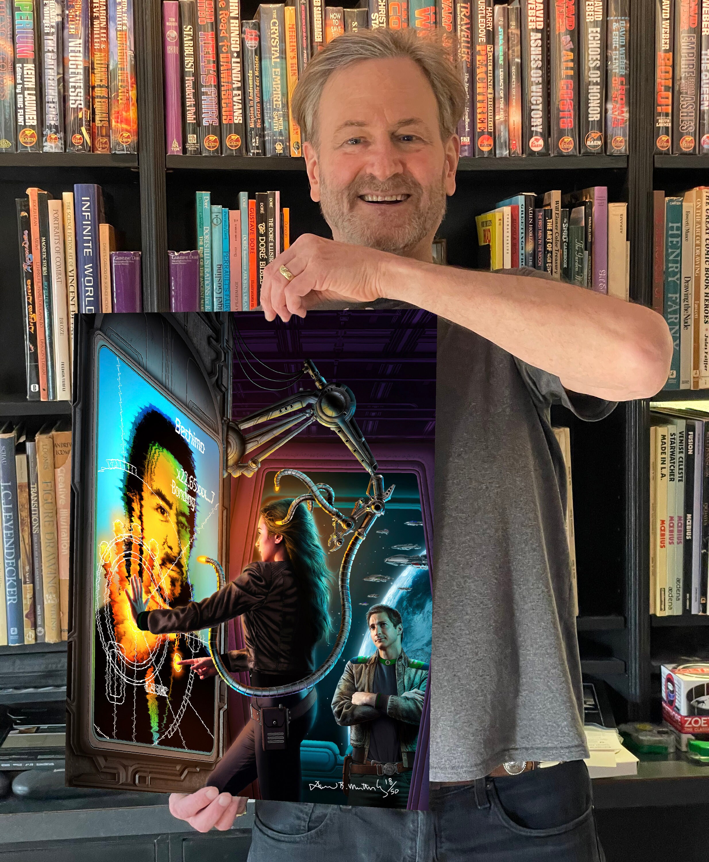 DRAGON SHIP Cover Art by David Mattingly for the Book by Steve Miller ...