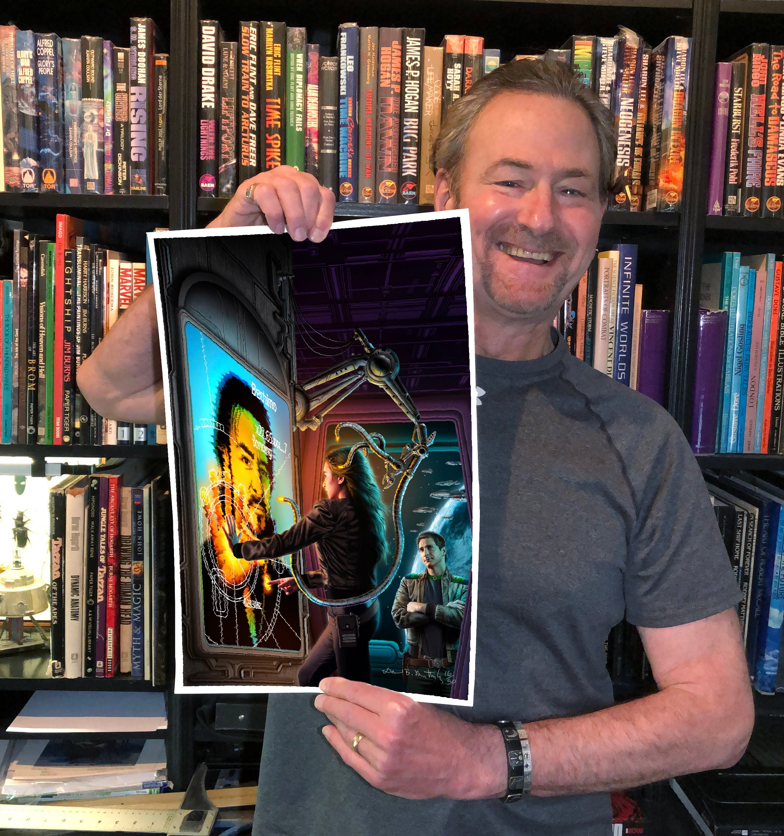 DRAGON SHIP Cover Art by David Mattingly for the Book by Steve Miller ...