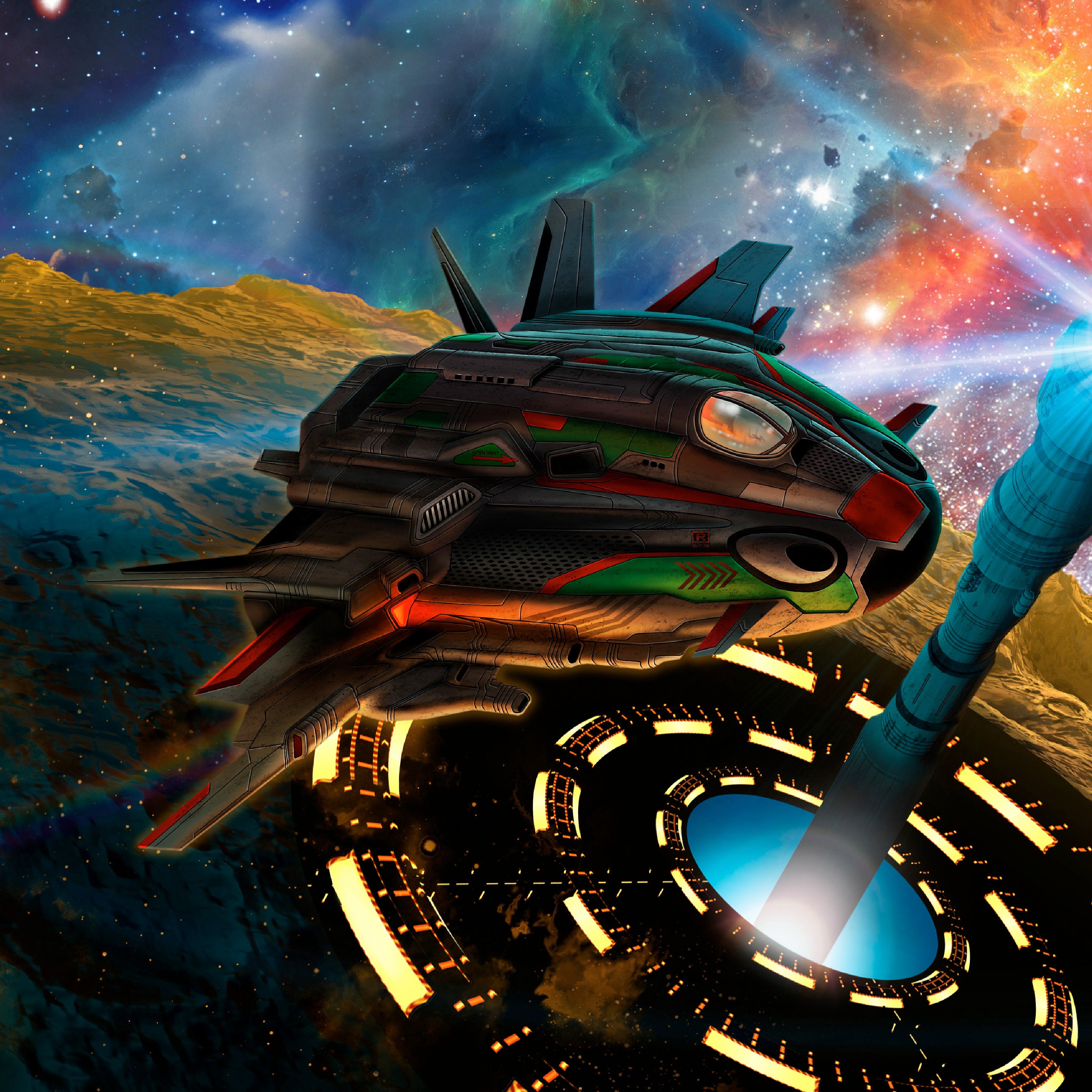 NEOGENESIS Cover Art by David Mattingly for the Book by Steve Miller ...