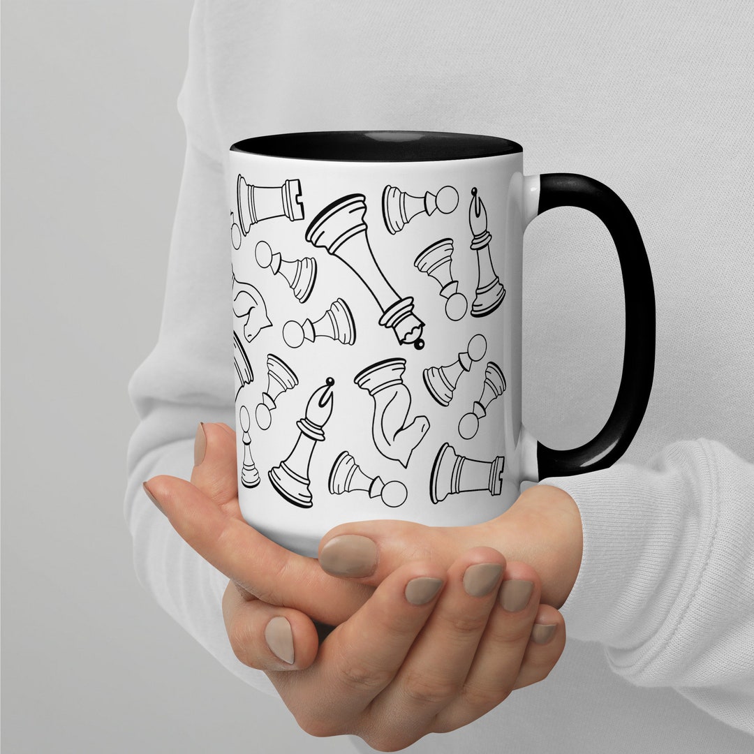 Chess Mug | Celebrate Chess Pieces - Etsy
