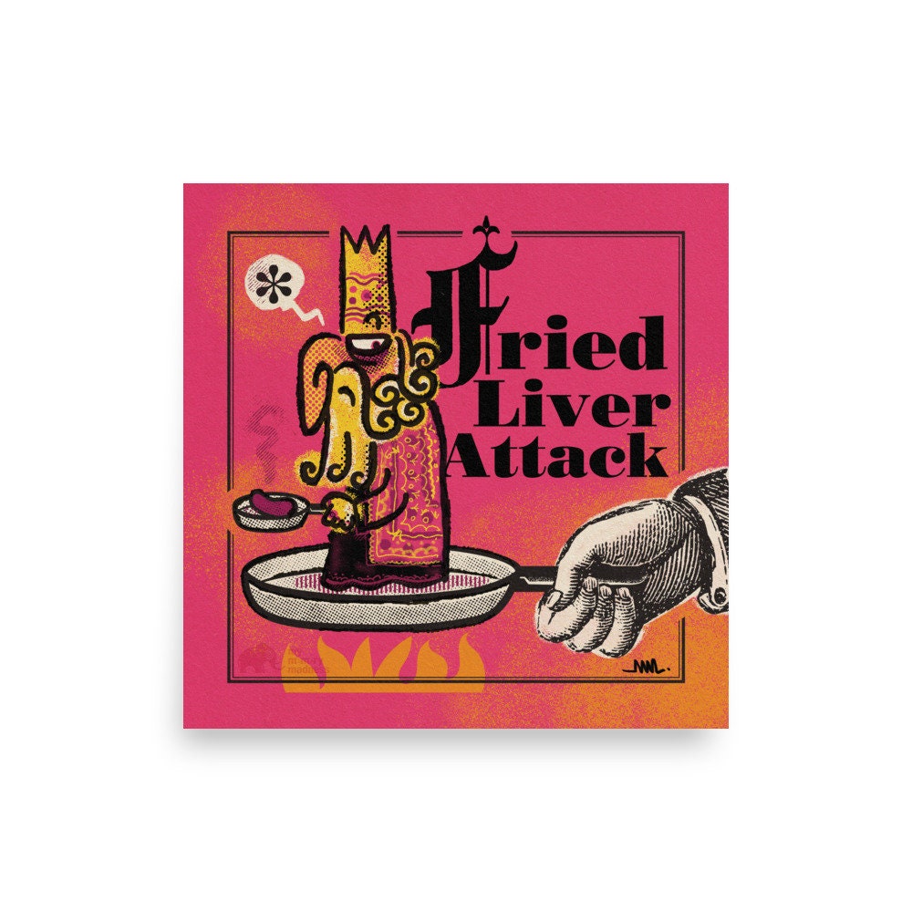 The Fried Liver Attack | Chess Opening Poster Print | Chess Enthusiasts ...