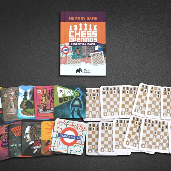 Chess Memory Match - Etsy