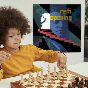 The Reti Opening | Chess Opening Poster Print | Chess Enthusiasts, Kids ...