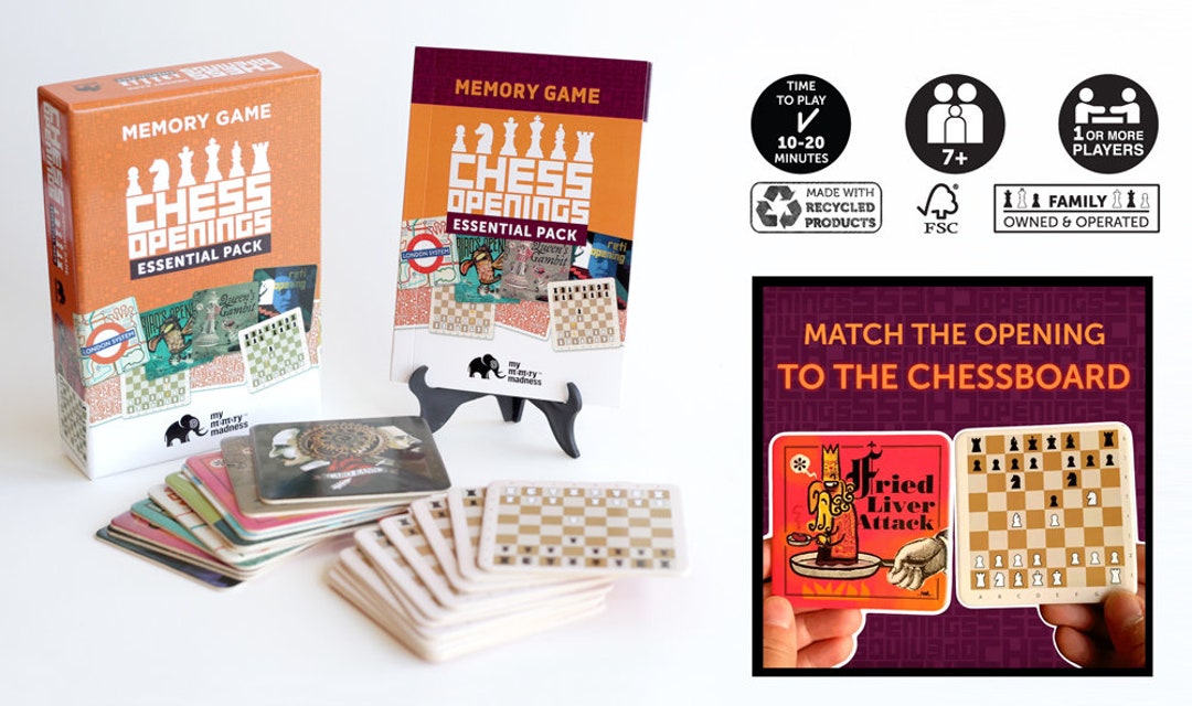 Chess Openings | Memory Game | Essential Pack | Complete Edition With ...