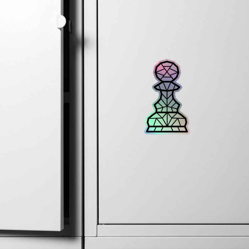Giant Pawn Sticker, Chess Holographic Sticker - Etsy