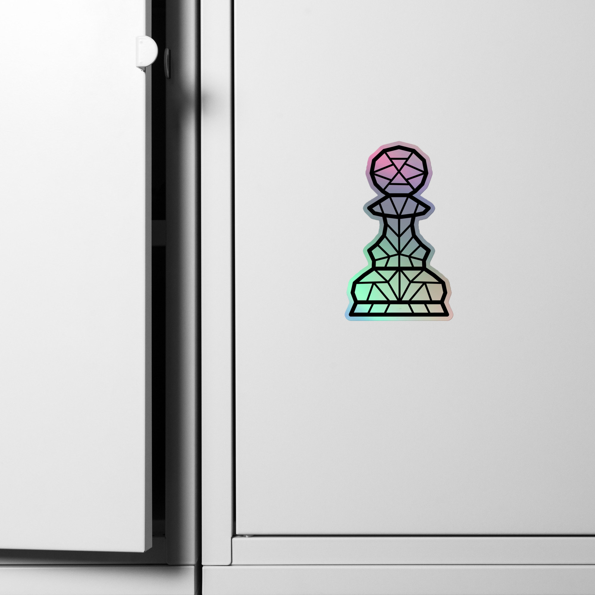 Giant Pawn Sticker, Chess Holographic Sticker - Etsy