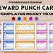 Editable Reward Punch Cards, Childs Incentive Tracker Template ...