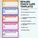 Editable Reward Punch Cards, Childs Incentive Tracker Template ...