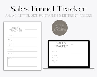 Sales Activity Tracker Daily Planner, Cold Call Tracker Template, Cold ...