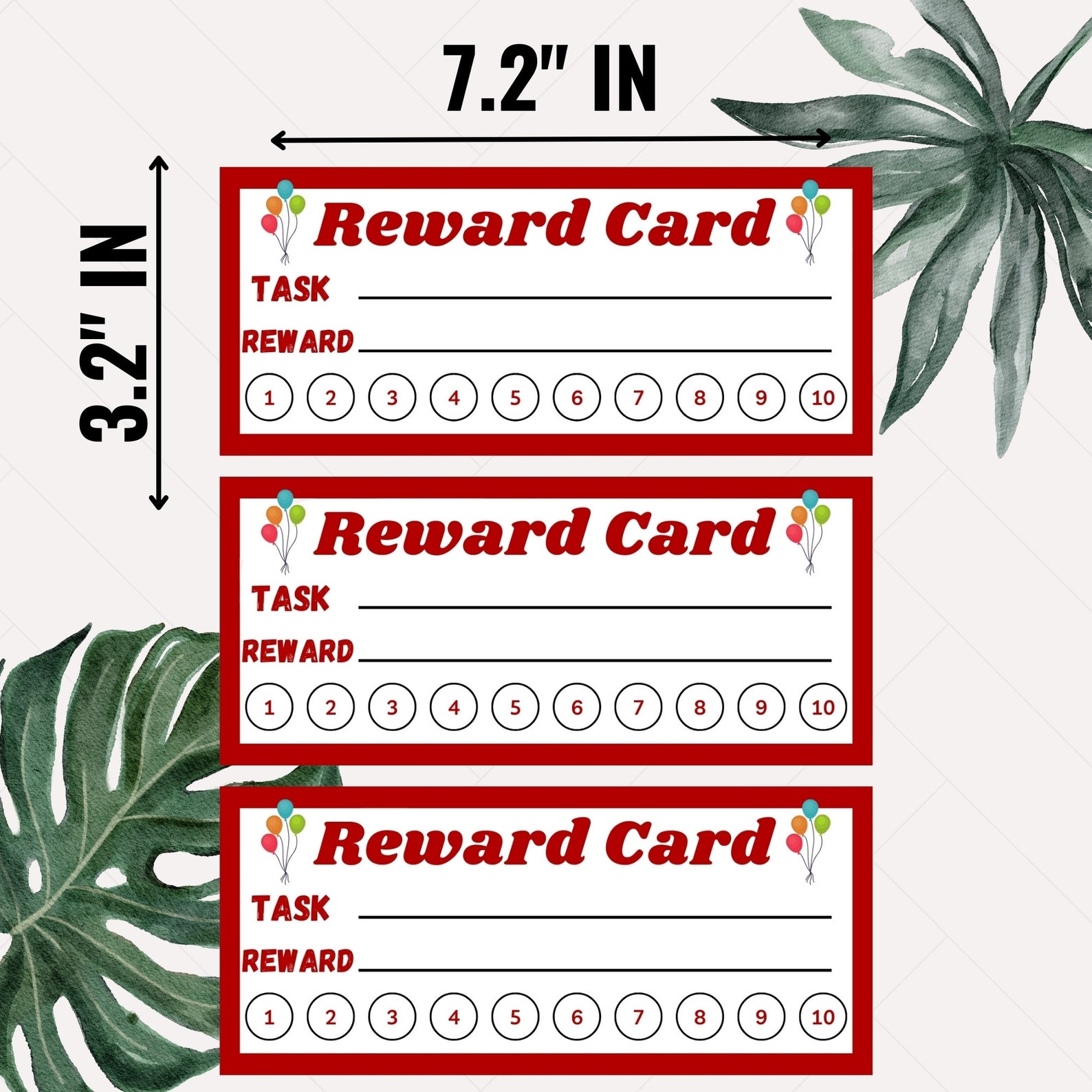 Editable Reward Punch Cards, Childs Incentive Tracker Template ...