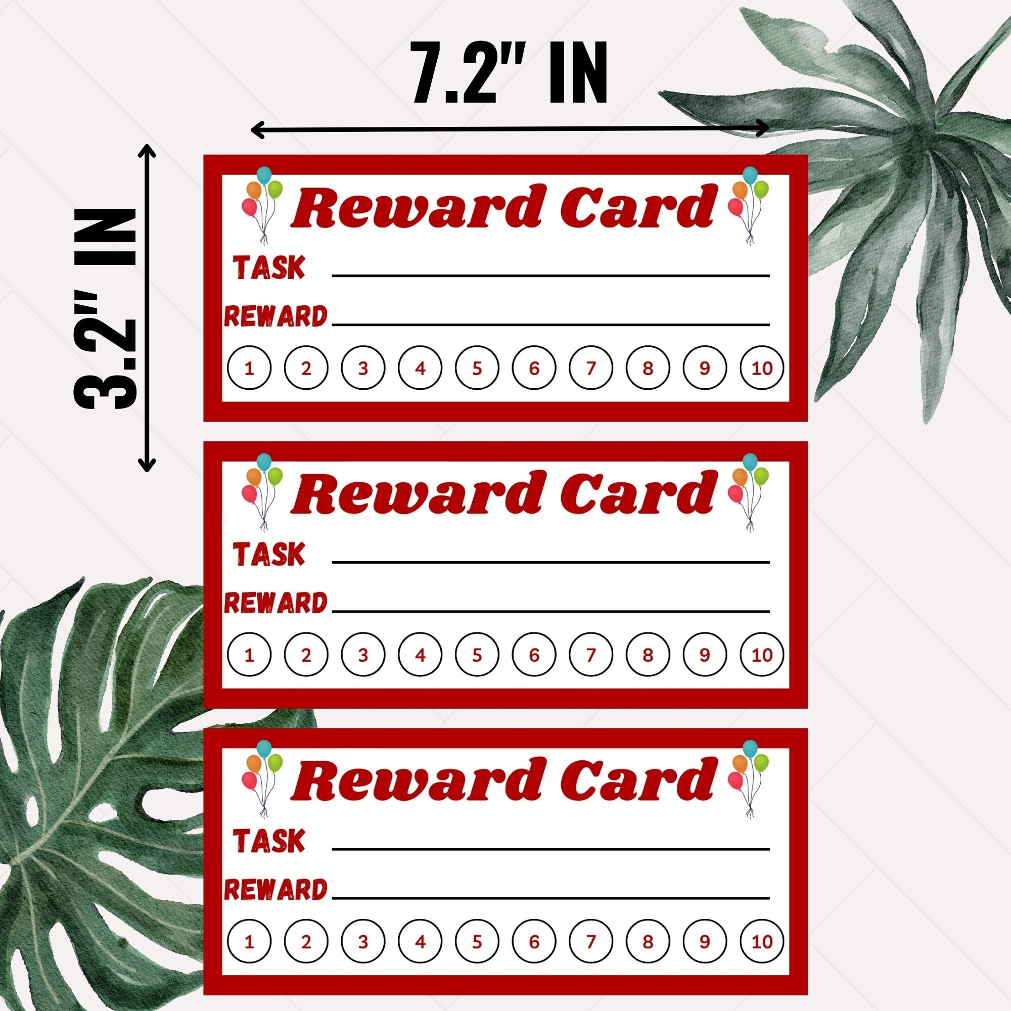 Editable Reward Punch Cards, Childs Incentive Tracker Template ...