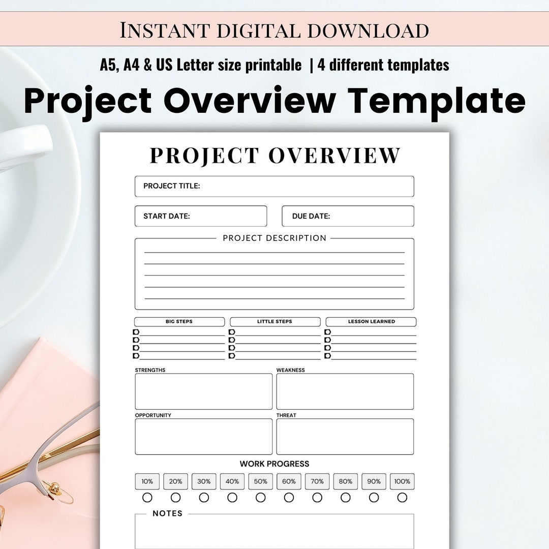 Project Management Planner Template, To-do Assignment List, Project ...