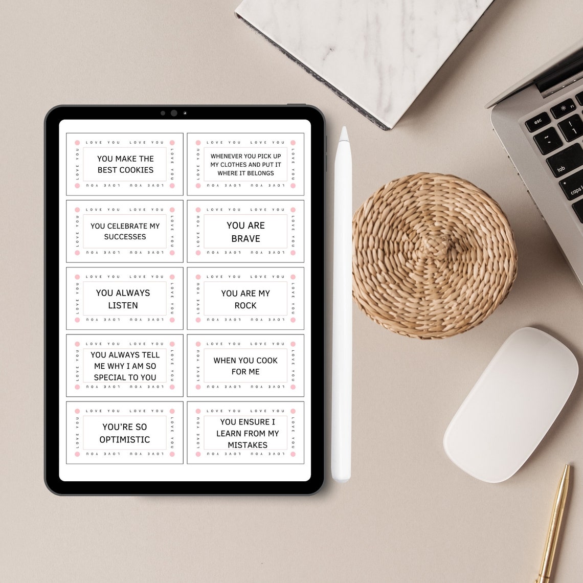 Reasons Why I Love My Mom, Appreciation Messages, Printable Love Notes ...