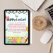 Easter Candy Gram Flyer Template, Editable Easter Bunny Candy Grams ...