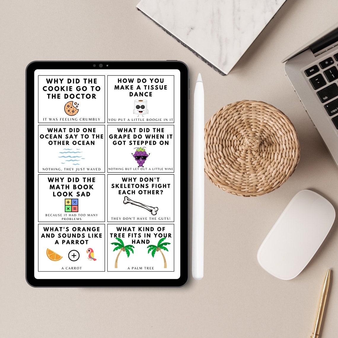 Lunchbox Jokes Printable, Editable Lunch Box Notes, Jokes for Kids ...