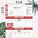 Editable Fight Prediction Card Templates, Sports Game Activity With ...