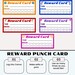 Editable Reward Punch Cards, Childs Incentive Tracker Template ...
