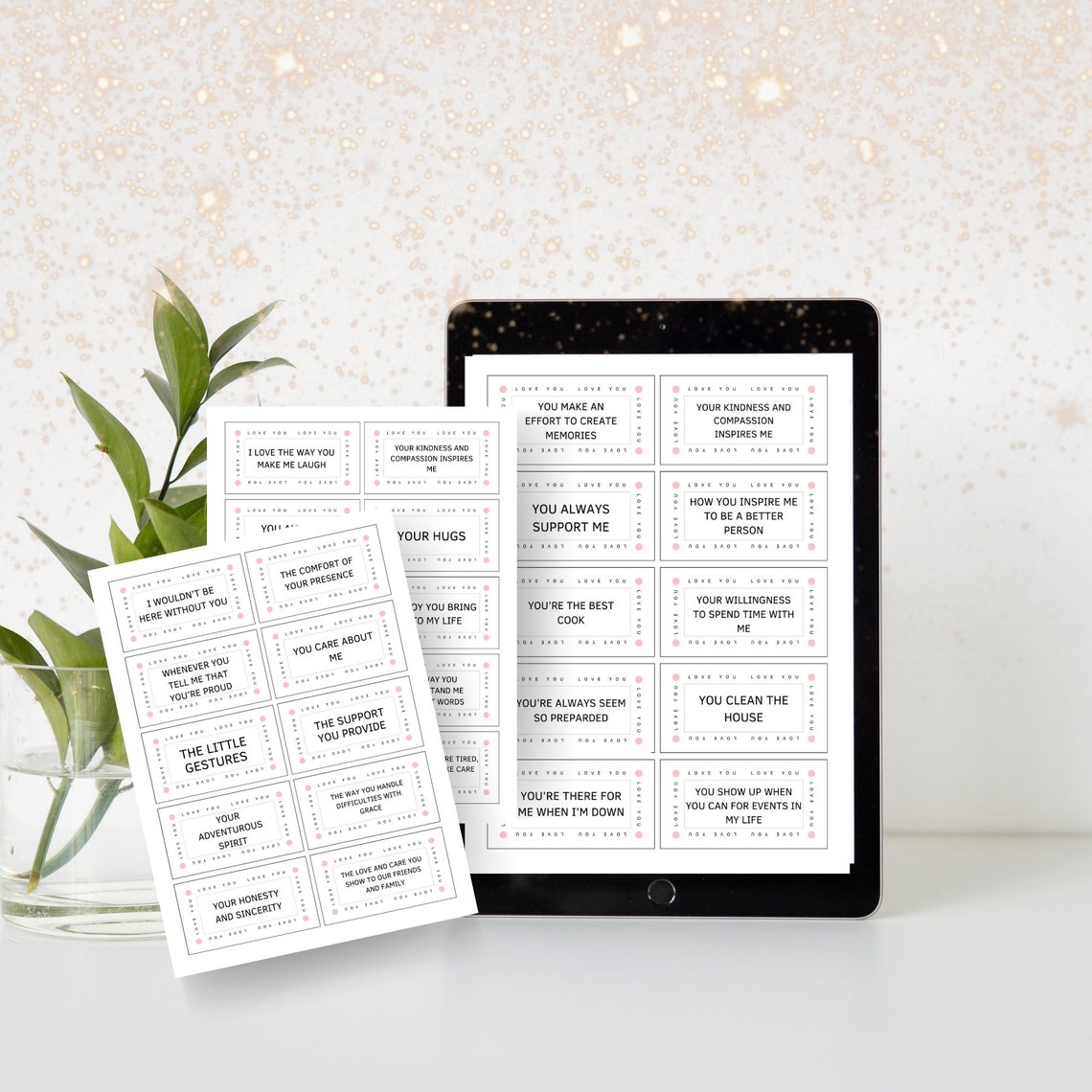 Reasons Why I Love My Mom, Appreciation Messages, Printable Love Notes ...