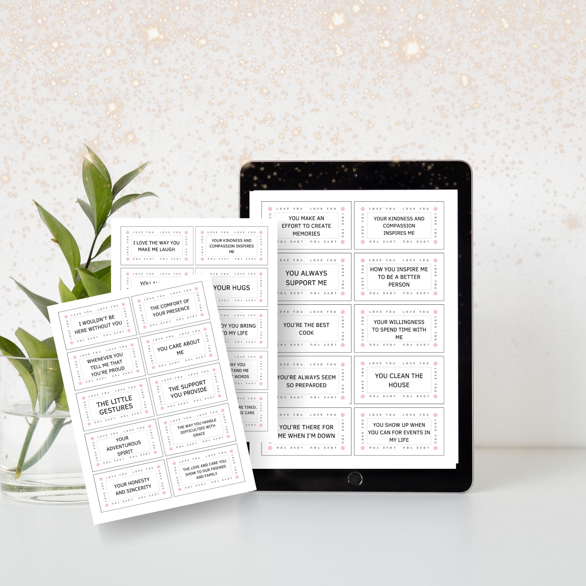 Reasons Why I Love My Mom, Appreciation Messages, Printable Love Notes ...