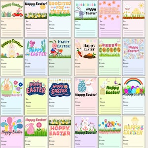 Easter Candy Gram Flyer Template, Editable Easter Bunny Candy Grams ...