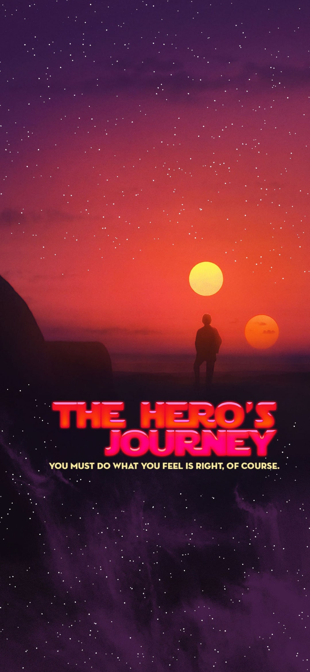 The Hero's Journey Star Wars Phone Wallpaper - Etsy