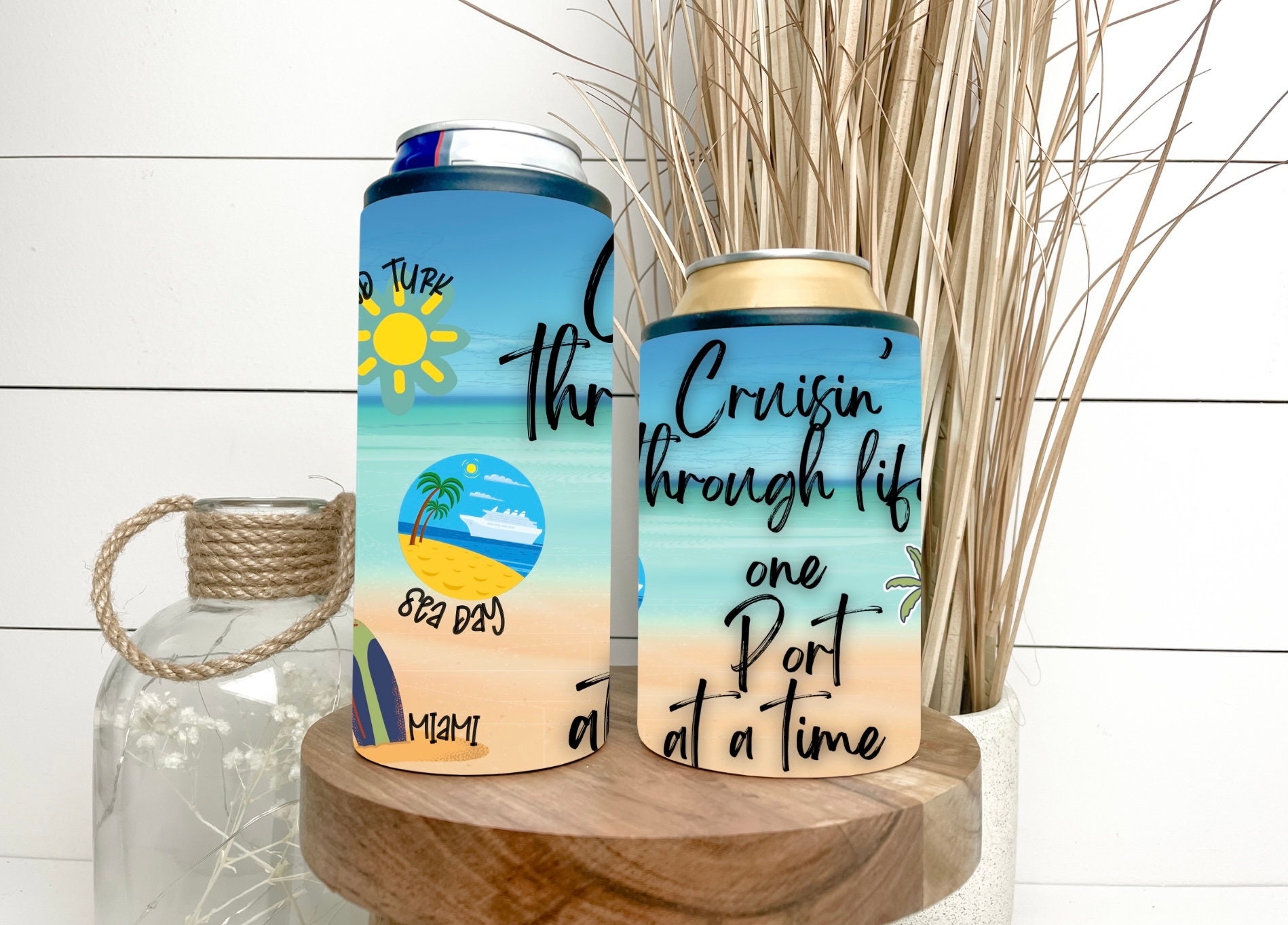 Cruisin’ Through Life One Port at a Time,personalized Cruise Tumbler ...